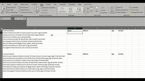 ben sanders on linkedin excel tip of the day let s clean that data