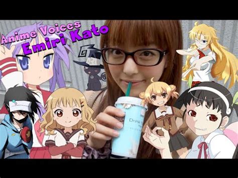 Anime Voices Emiri Kato Youtube
