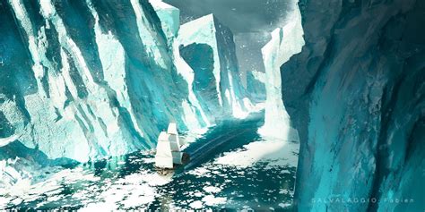 Arctic Exploration Boat Journey In Lands Of Ice