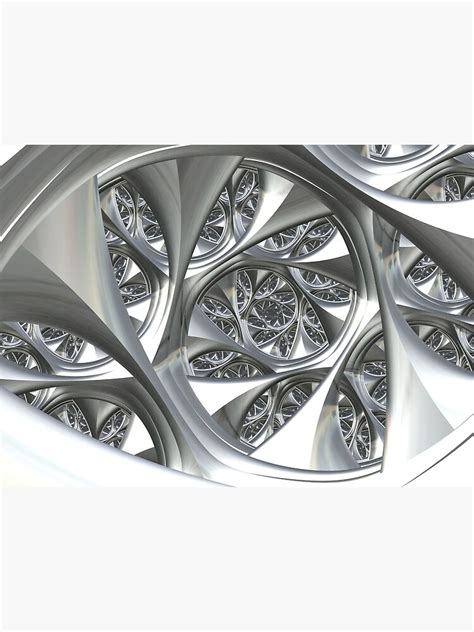 Chrome Structure Poster By Prettyju Redbubble