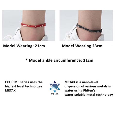 VÒng ChÂn Phiten Rakuwa Anklet Extreme Twist CÔng Ty Tnhh Japan