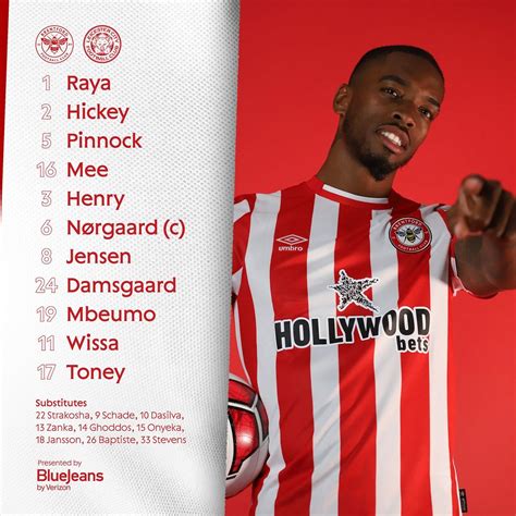 공홈 프리미어리그 28r 브렌트포드 Fc Vs 레스터 시티 Fc 선발 라인업 축구 소식통 에펨코리아