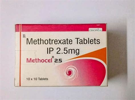 Methocel 2 5mg Methotrexate Tablets Ip 2 5mg At ₹ 50 Stripe