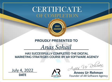 Anas Sohail On Linkedin I Have Completed Digital Marketing Strategies