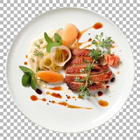 Premium PSD Main Course Menu On Transparent Background