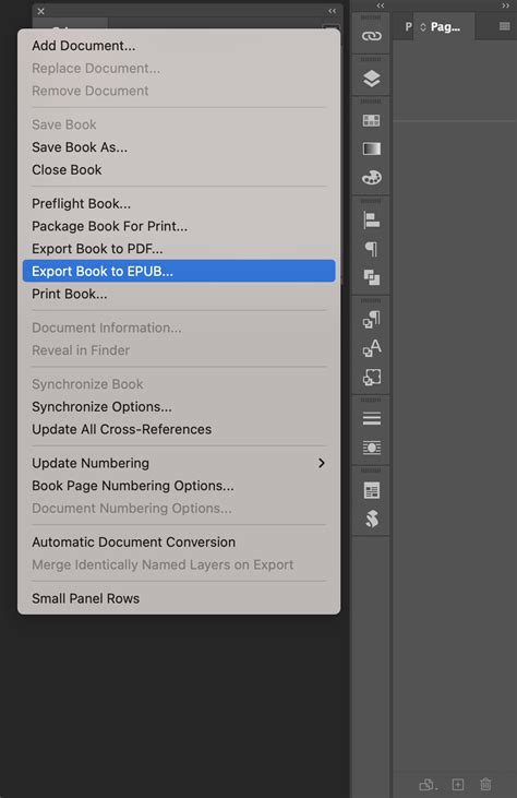 Solved Export Book To Epub Adobe Product Community 13379733