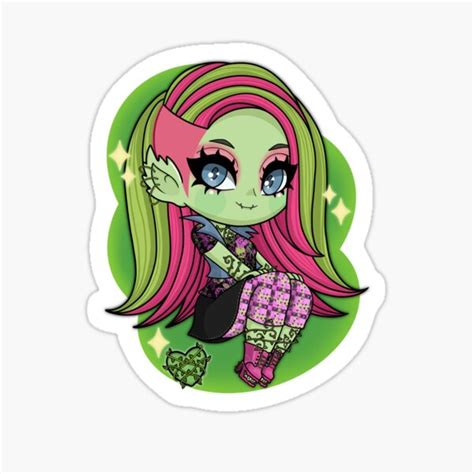 Chibi Venus Mcflytrap Sticker For Sale By Notyoursunshine Redbubble