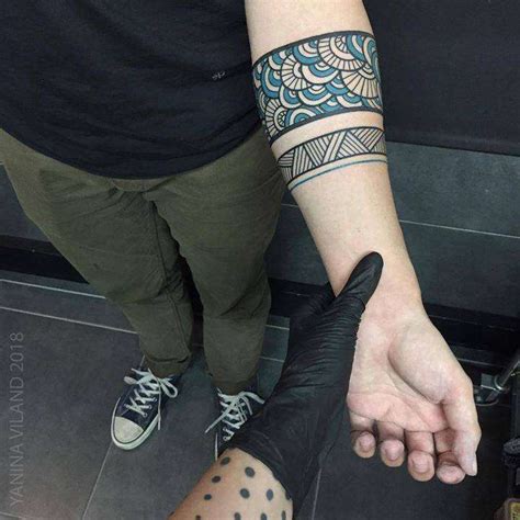 Bicep Ring Tattoo Forearm Band Tattoos Band Tattoo Designs Arm Band