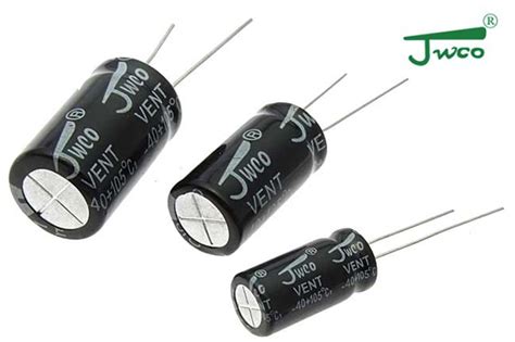 Электролитические конденсаторы торговой марки JWCO