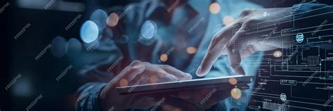 Premium Photo Ai Data Science Digital Technology Concept Computer Programmer Using Digital