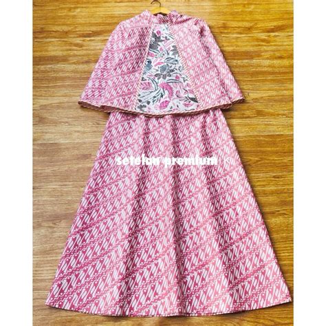 Jual Stelan Batik Indonesia Pink Shopee Indonesia