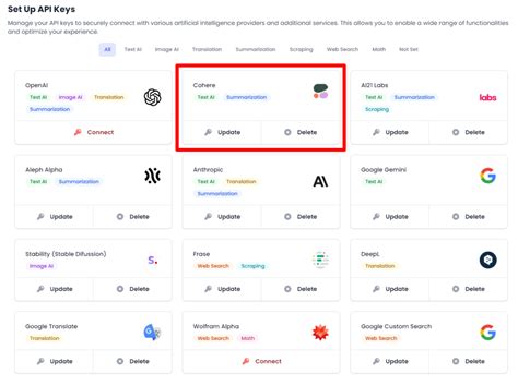How To Set Up The Cohere Api Key In Ai Content Labs