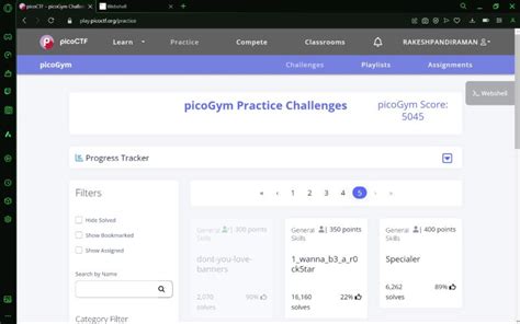 Rakesh P On Linkedin Picoctf Cybersecurity Ctf Infosec