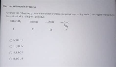 Answered: Current Attempt in Progress Arrange the… | bartleby