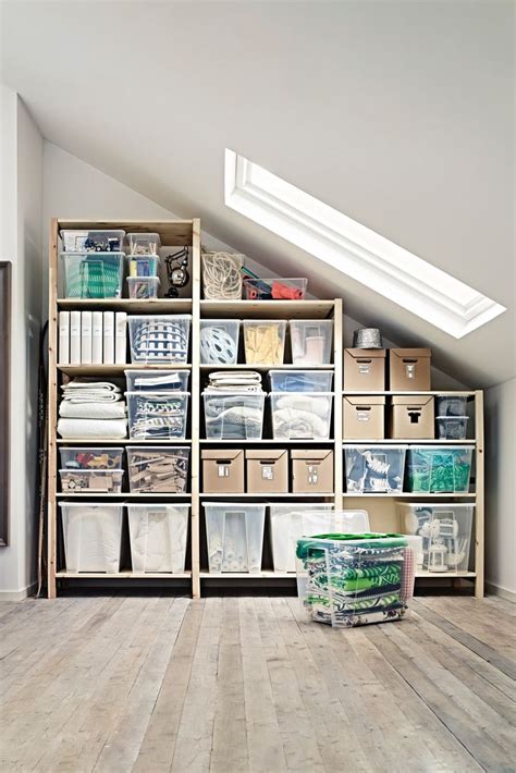 Ivar Flexibles Aufbewahrungssystem Für Dachböden Attic Storage Solutions Diy Shelves