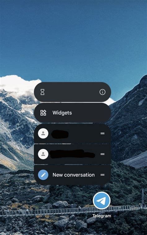 Did Telegram Remove The Tap And Hold On Its Icon To Quickly Chat With Frequent Contacts R
