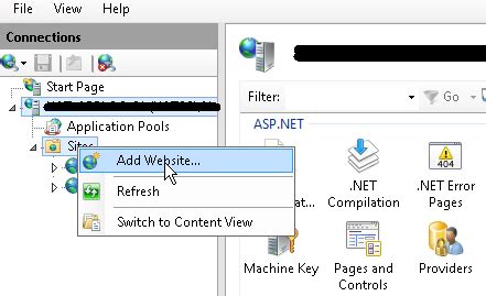 IIS How To Setup A Web Site Alex Domenici NET