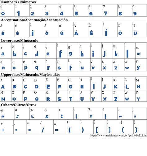 Tcf Print Bold Font Free Download Maisfontes