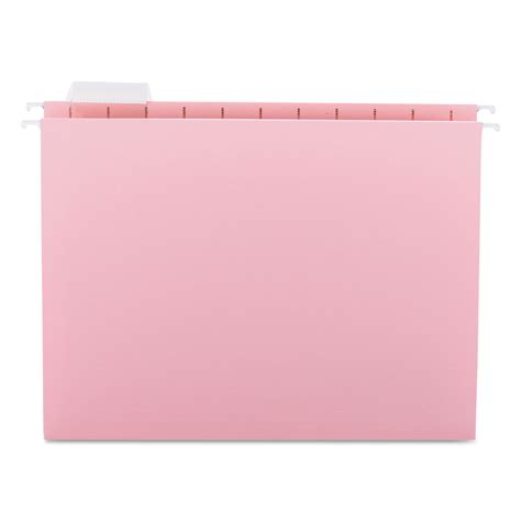 Colored Hanging File Folders Letter Size 1 5 Cut Tab Pink 25 Box Sani Chem Cleaning Supplies