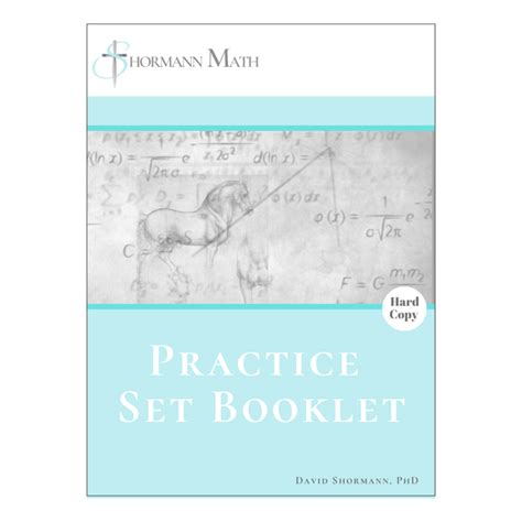 Practice Set Booklet For Shormann Math Digital Interactive Video Education