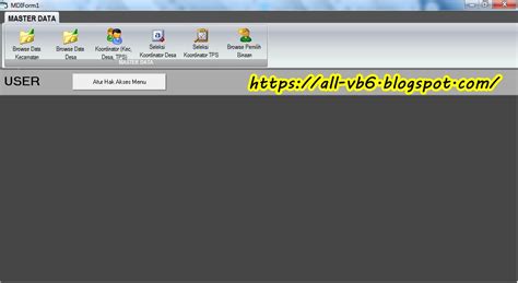 Membuat Menu Ribbon Secara Dinamis Untuk Hak Akses Menu User Dengan VB Kumpulan Source Code