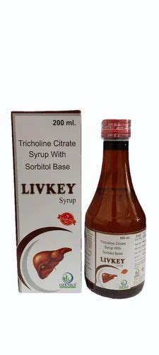 Tricholine Citrate And Sorbitol Syrup 200 Ml At ₹ 140 Bottle In Ambala