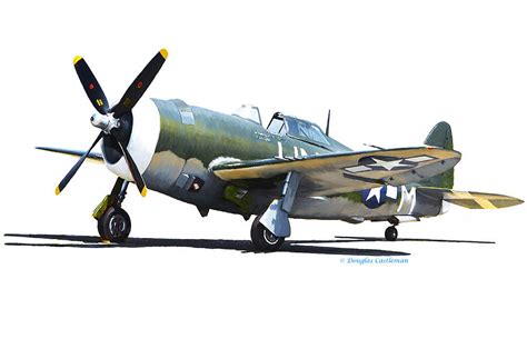Republic P 47d Thunderbolt Digital Art By Douglas Castleman Pixels Merch