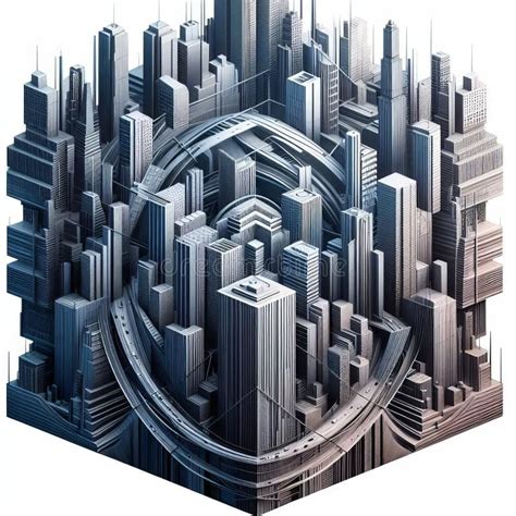 Spatial Perspective Abstraction An Abstract Art Approach Tha Stock