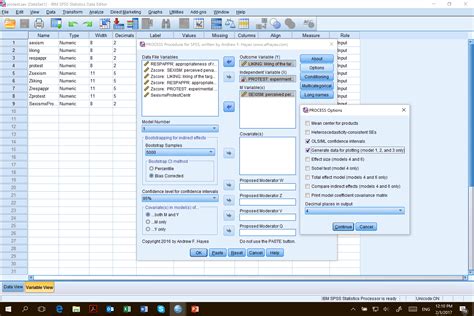 Graphing Conditional Indirect Effect Process Selection Md2c
