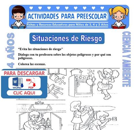 Situaciones De Riesgo Para Niños De 4 Años Actividades Para