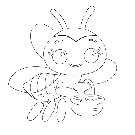Abejita Chiquitita Para Colorear Colon De Santa Fe Abejas Imagen De