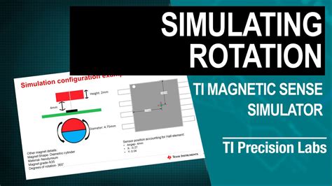 Simulating Rotation Using The TI Magnetic Sense Simulator TIMSS Video TI
