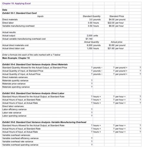 Solved Chapter 10 Applying Excel