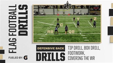 Defensive Back Drills Coverage Nfl Flag Football Drills