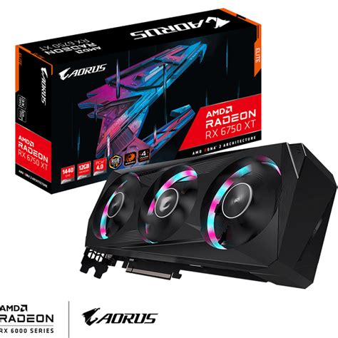 Aorus 6750 Xt 12gb Ddr6 Rgb Fusion Qhd 1440 Click Informatique
