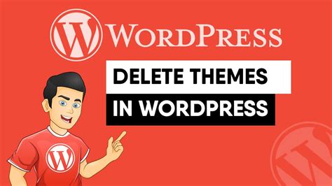 How To Uninstall And Delete A WordPress Theme YouTube