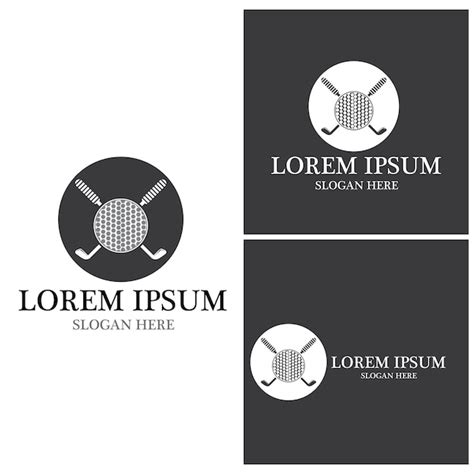 Premium Vector Golf Icon And Symbol Vector Template
