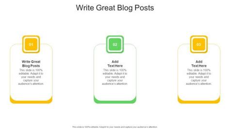 write great blog posts powerpoint presentation and slides slideteam