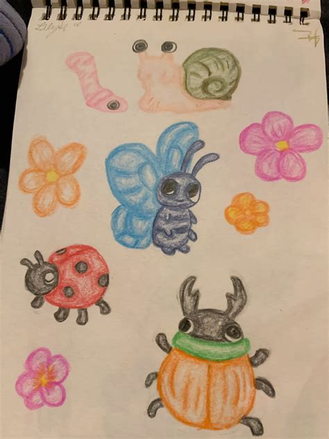 Cutie Bugs Doodle Art Designs Cute Doodles Drawings Cute Doodle Art