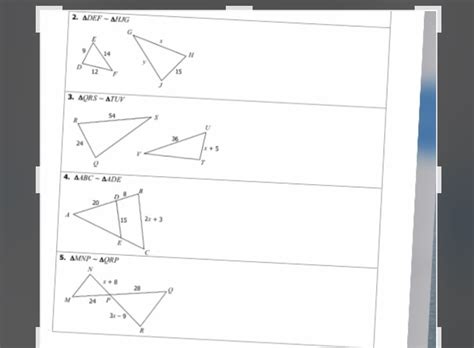 Solved Given The Similar Polygons Use A Proportion To Find The Value