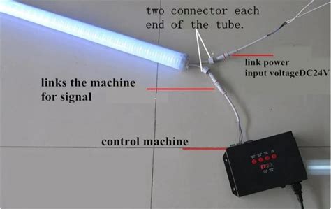 Waterproof Ip Programmable Rgb Led Digital Tube Light W Buy Led Digital Tube Light Led Tube