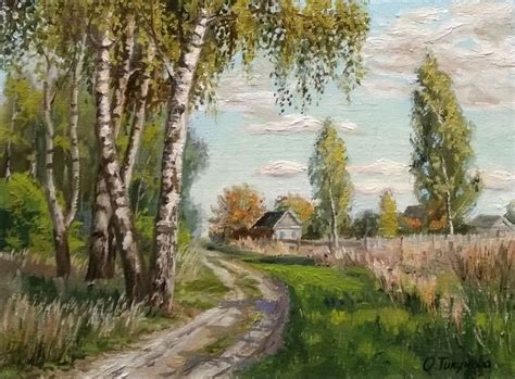 Картина лето Вечер августа Пейзаж маслом в интернет магазине на Ярмарке Мастеров Картина