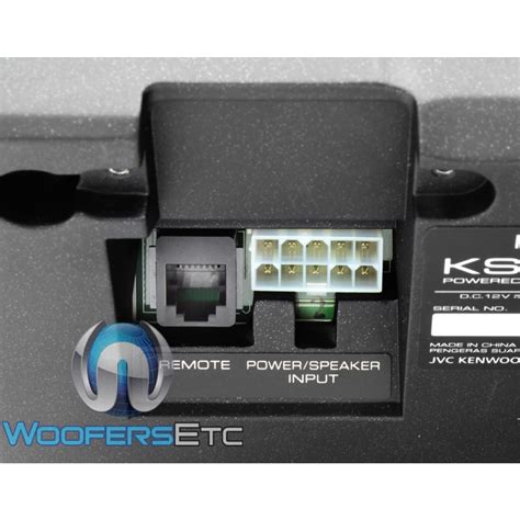 KSC-SW11 - Kenwood 150W Compact Powered Enclosed Subwoofer
