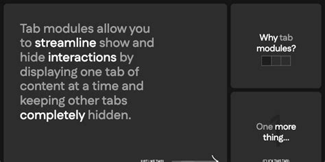 tab module overview