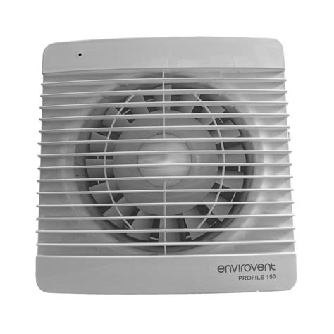 Envirovent Profile 150mm Slim Standard Fan Ip44 For Bathroom