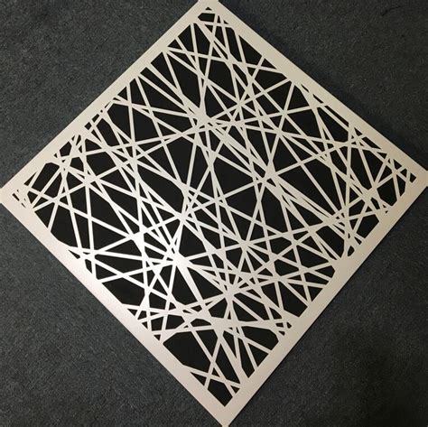 Laser Cutting Aluminum Perforated Panel Ceiling For Building Decoration