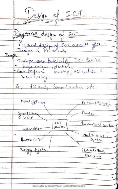 SOLUTION Iot Hand Written Notes For Iot Best For Rtu Th Sem Students