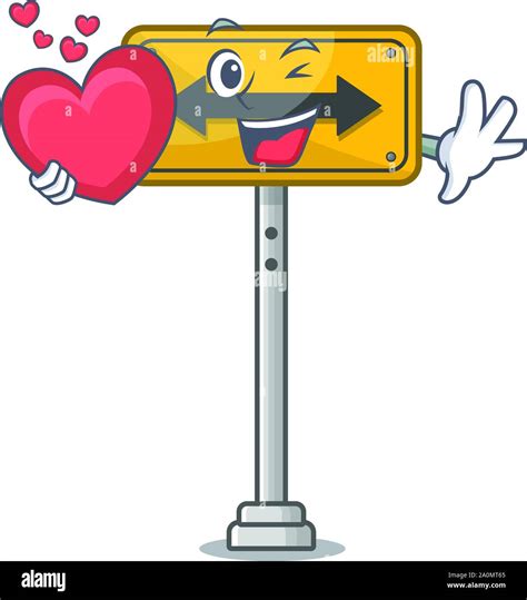 With Heart Pass On Either Side The Cartoon Stock Vector Image And Art Alamy