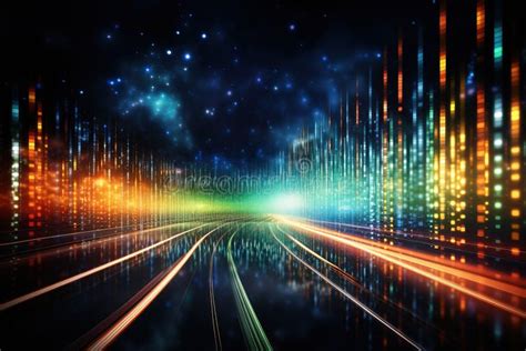 Artificial Intelligence Digital Binary Code Abstract Background Technology Futuristicgenerative