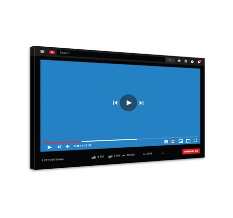 Youtube Personalised Photo Canvas Print Tenstickers